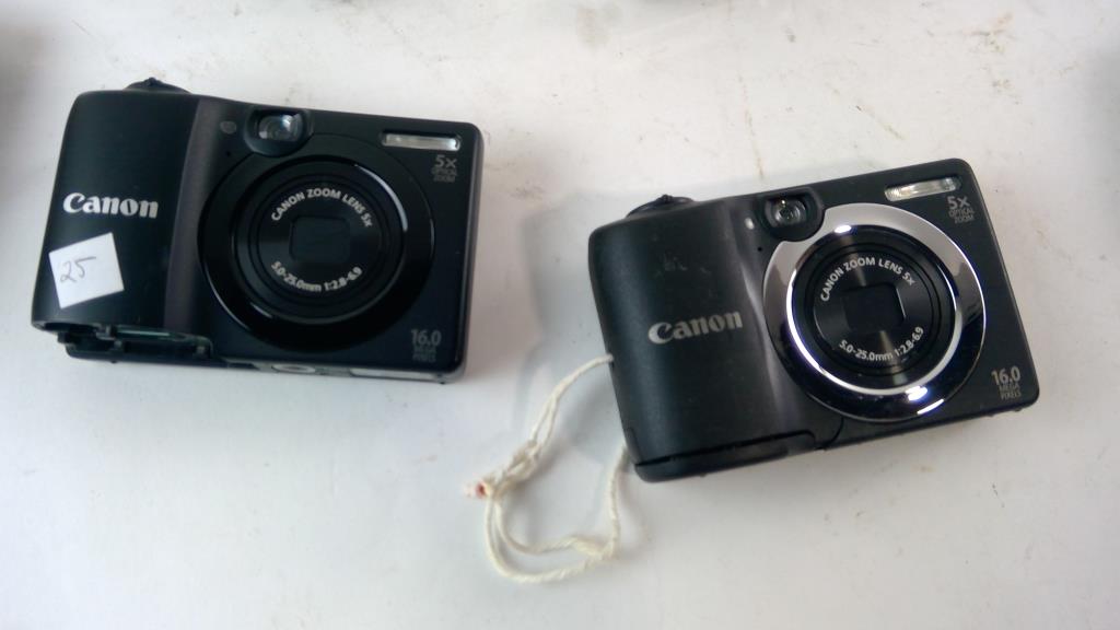 Digital Camera Lot, 9 Pieces | Property Room