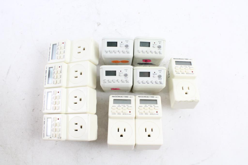 Digital Programmable Lamp And Appliance Timers, 11 Pieces | Property Room