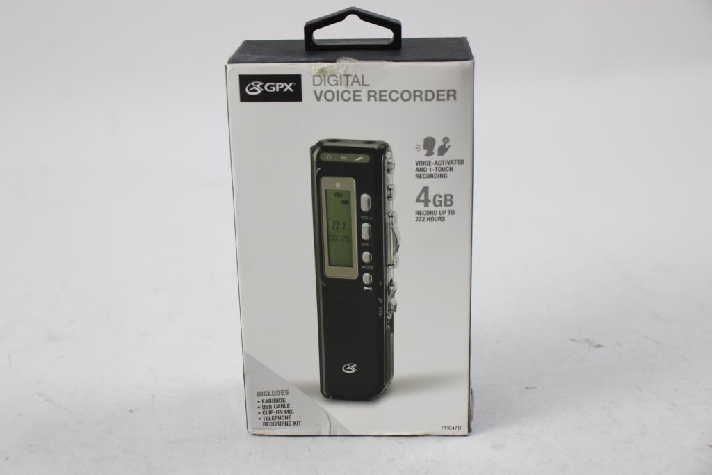Digital Voice Recorder, Gsi Rechargeable | Property Room