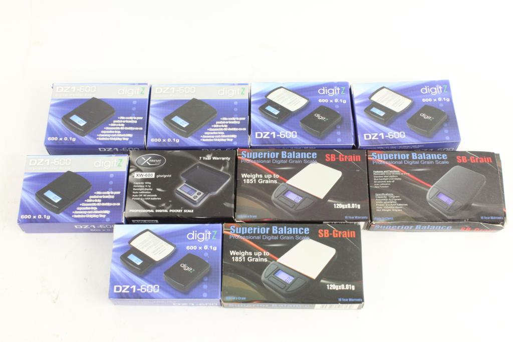 DigitZ And Other Digital Pocket Scales, 10 Pieces | Property Room