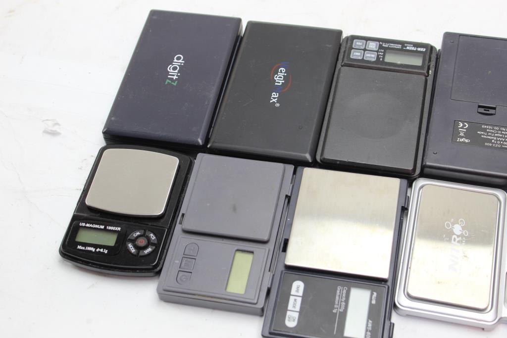 Digitz, Cen-tech, Fuzion+ More Assorted Scales 10 Pieces | Property Room