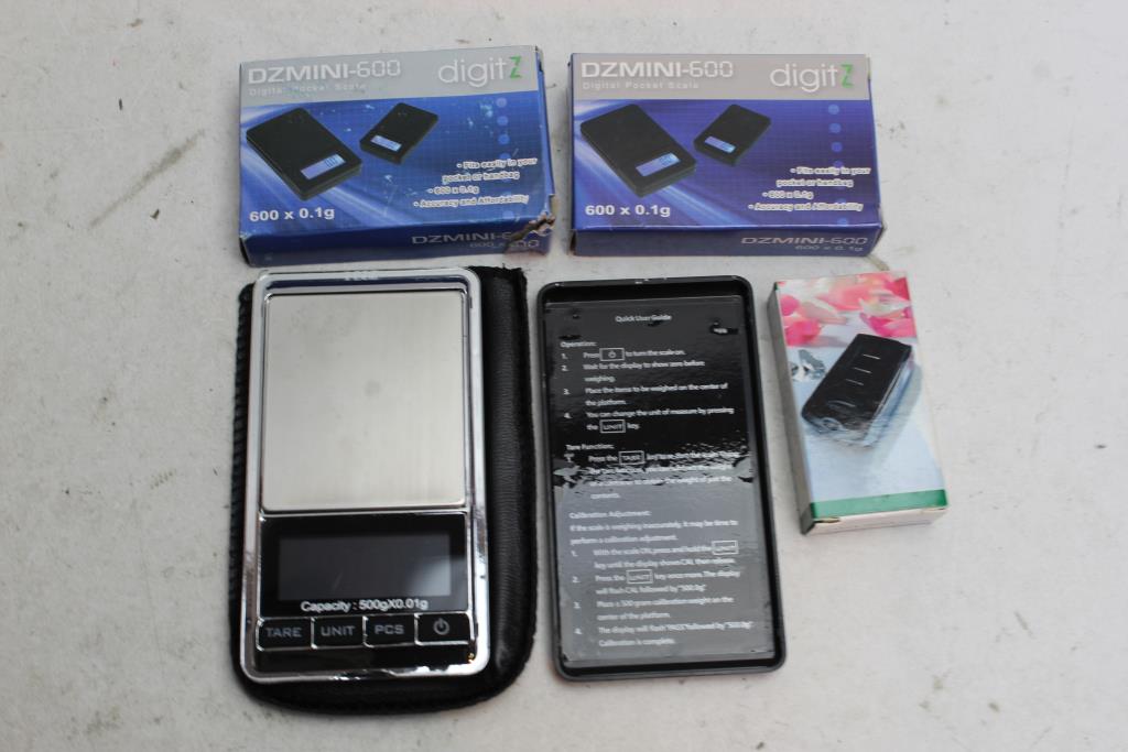 Digitz + More Pocket Scales 4 Pieces | Property Room