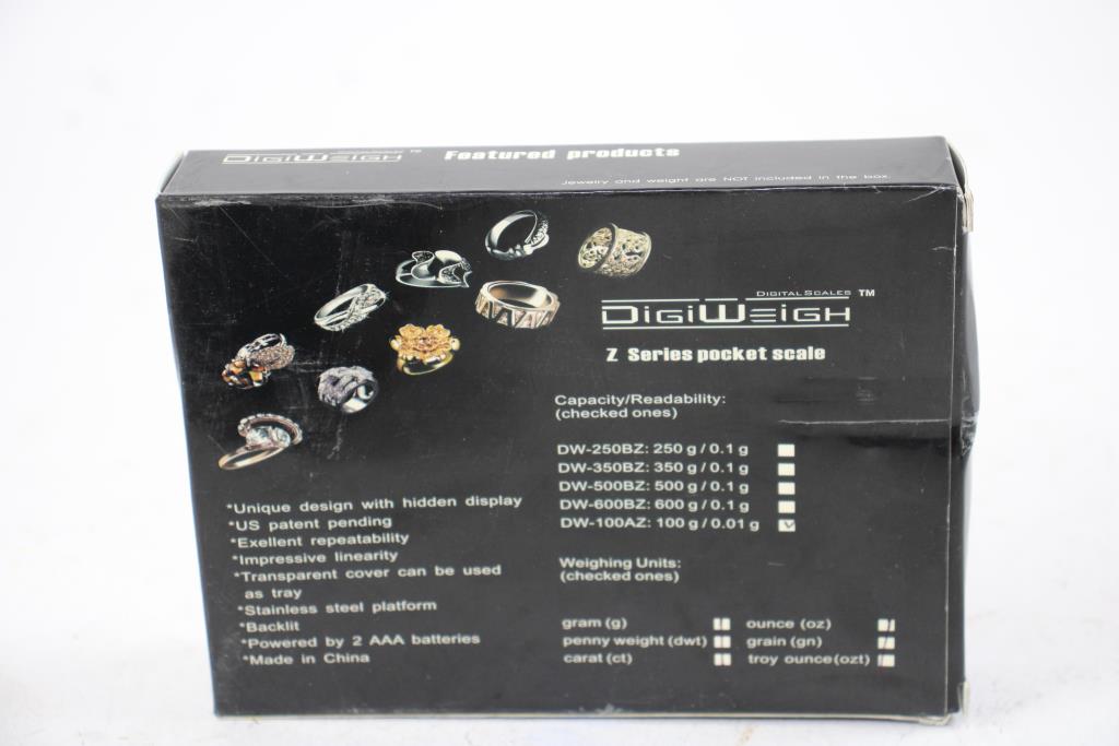 Digiweigh Jewelry Scale Property Room