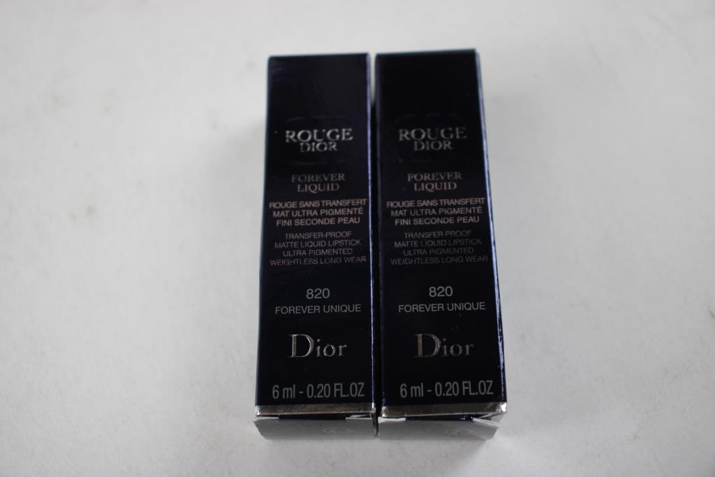 Dior Rouge Forever Liquid Matte Liquid Lipstick, 820 Forever Unique ...