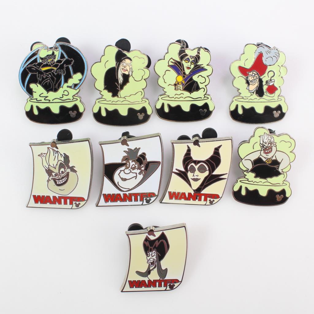 Disney Cauldron Villains & Wanted Posters- HM Cast Lanyard Collections ...