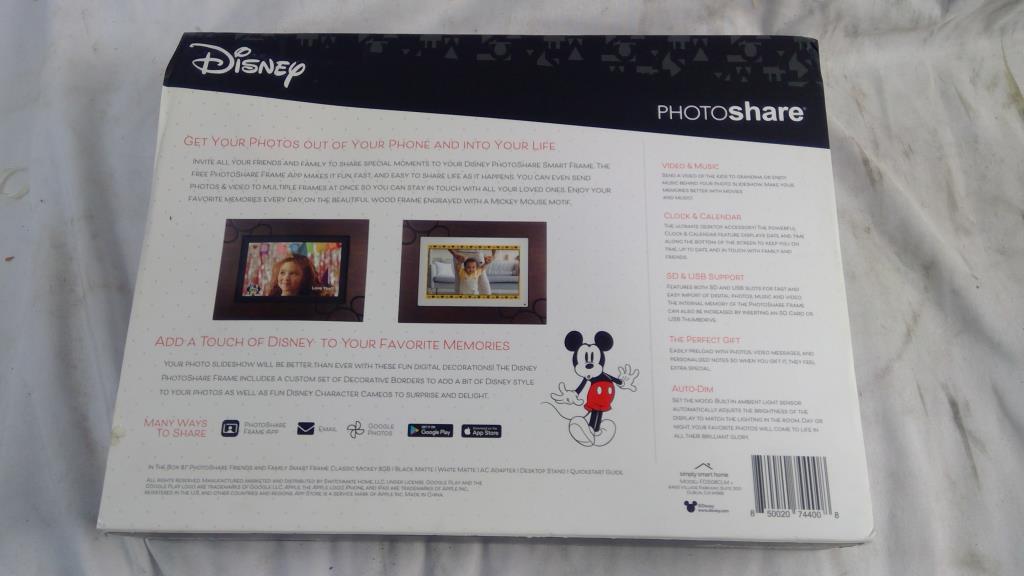 Disney Mickey Mouse Photoshare 8" Classic Digital Frame | Property Room