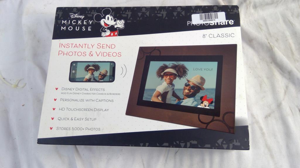 Disney Mickey Mouse Photoshare 8" Classic Digital Frame | Property Room
