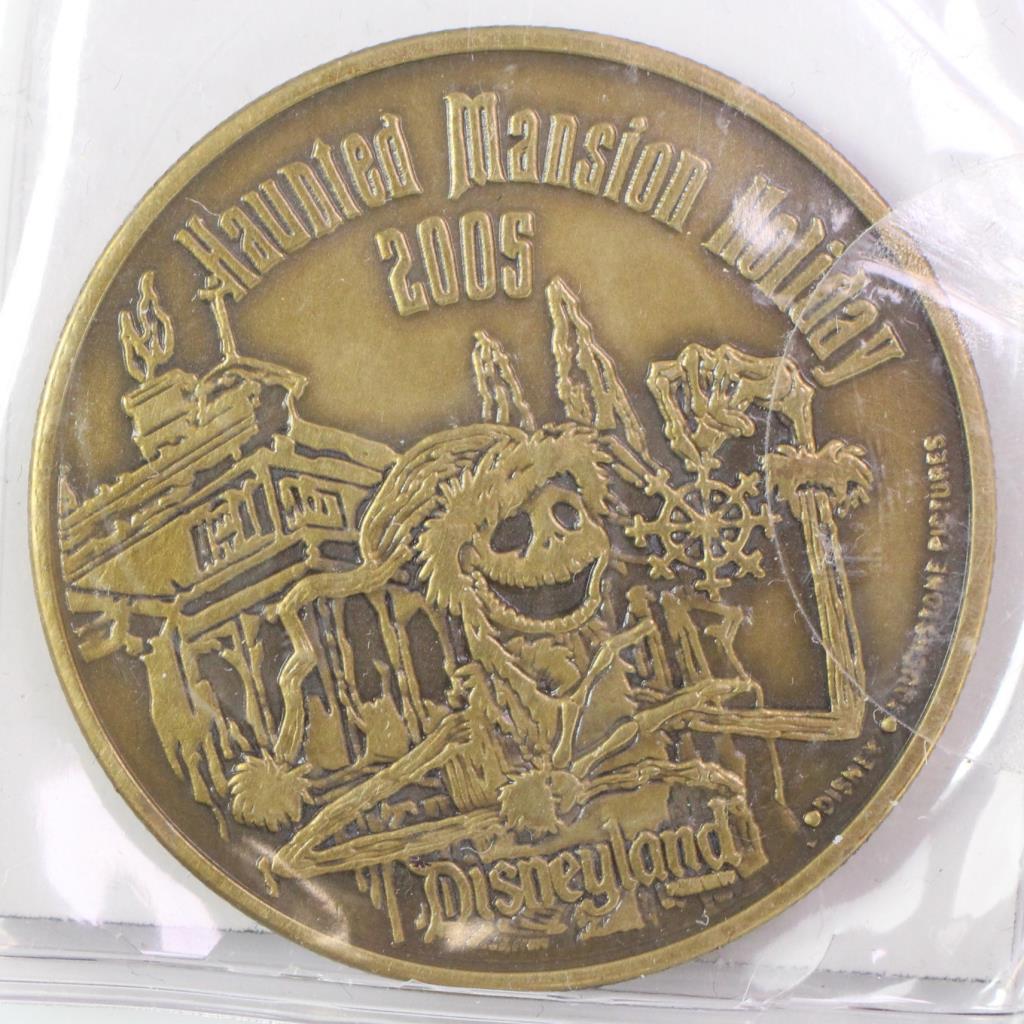 Disneyland 2005 Haunted Mansion Holiday Jack Skellington Token ...