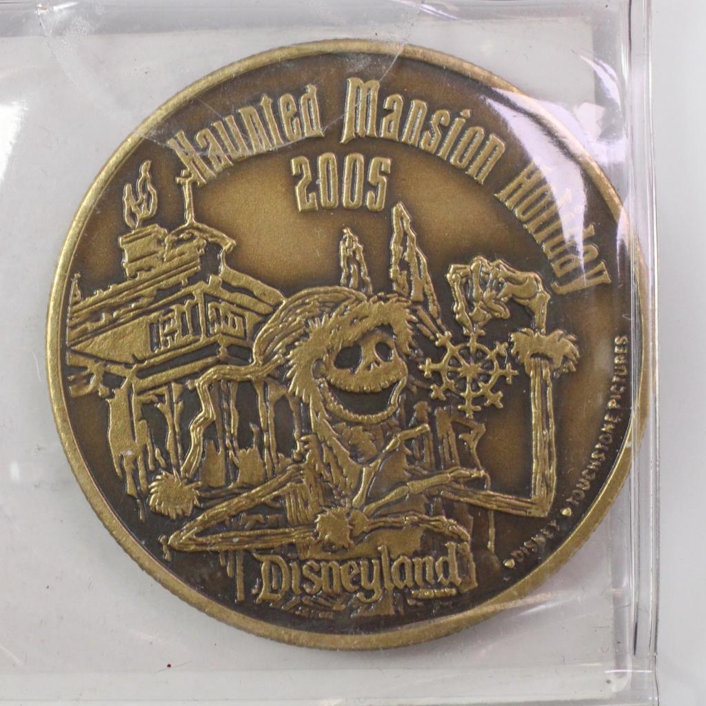 Disneyland 2005 Haunted Mansion Holiday Jack Skellington Token ...