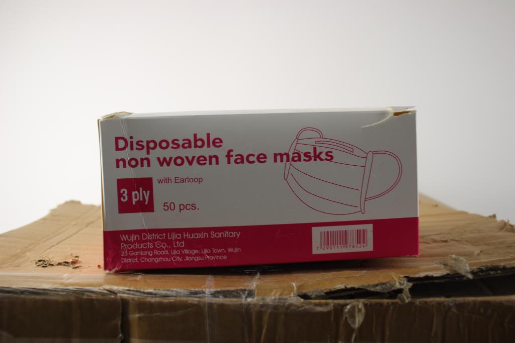 Disposable Non Woven Face Masks, 2000 Pcs. | Property Room