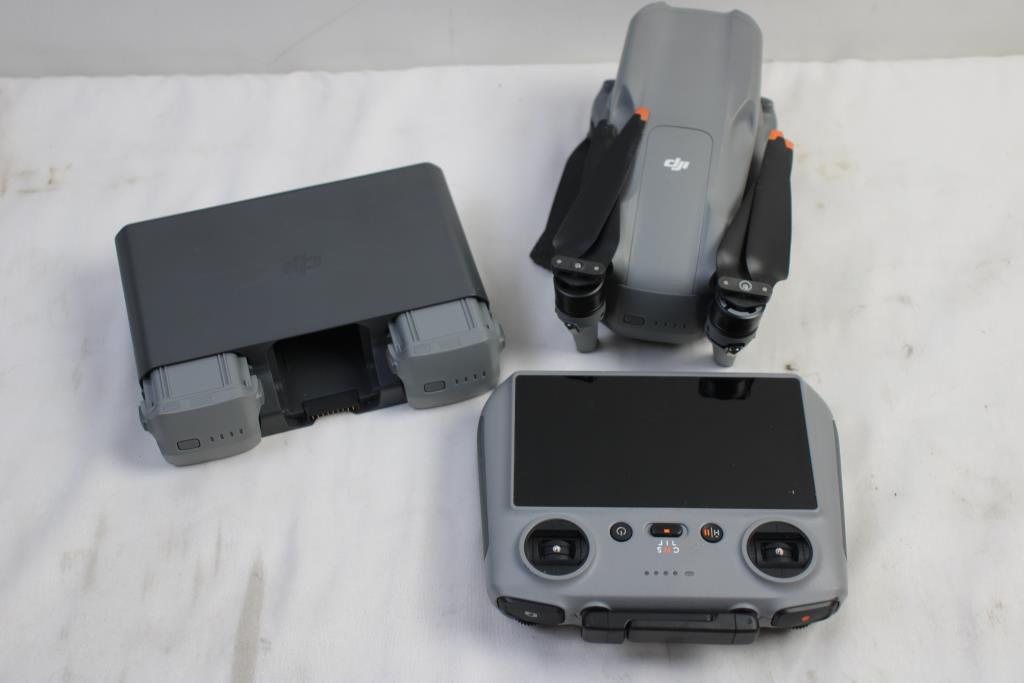 DJI Air 3, Control RC2, Batteries, And Accesories | Property Room