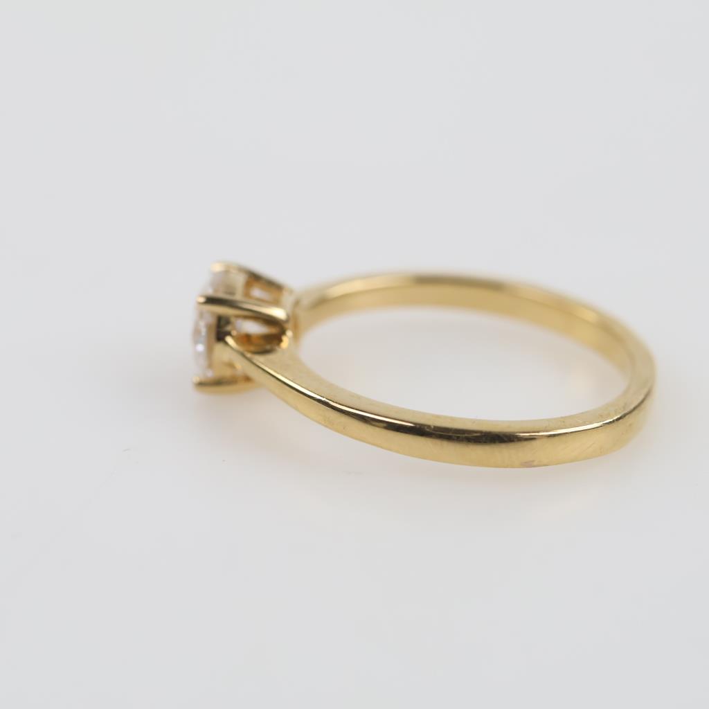 D'joy Sterling Silver GP Clear Stone Ring | Property Room