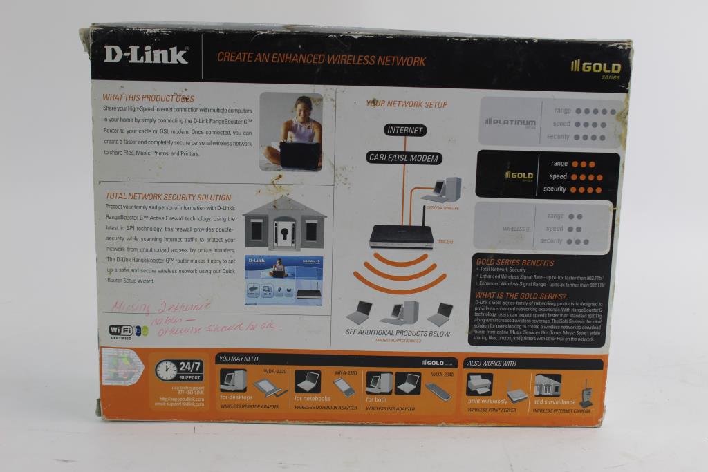 D-Link WBR-2310 Wireless Router | Property Room