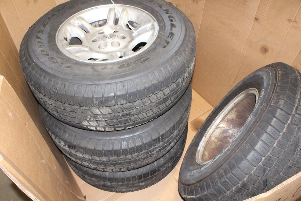 Dodge 16" Rims/wheels, 4 Pieces | Property Room