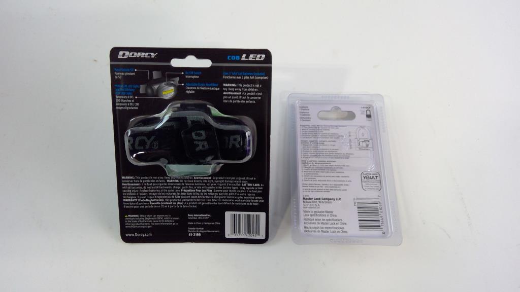 Dorcy Flashlight And Master Lock | Property Room