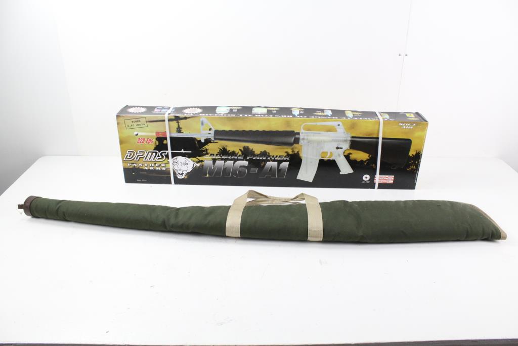 DPMS Carbine Panther M16-A1 Soft Air Rifle & More, 2 Items | Property Room