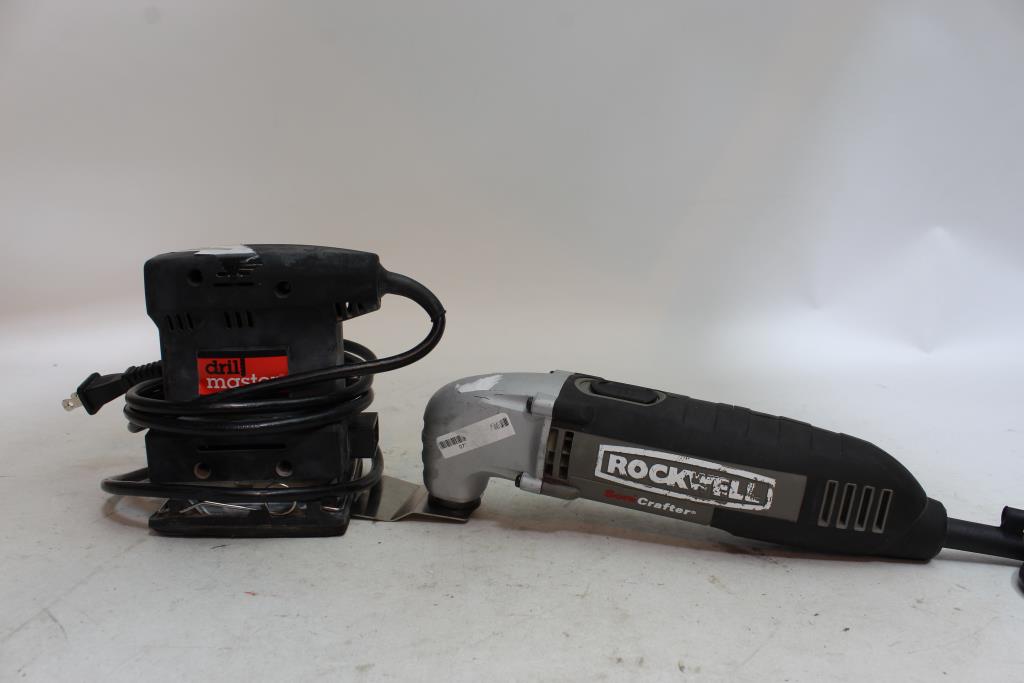 Drill Master Sander, Rockwell Oscillating Tool Power Tool Bulk Lot, 2 ...