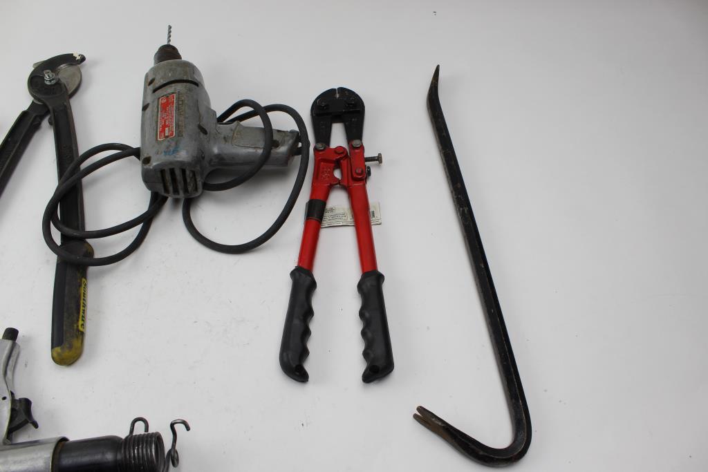 Drills, Wrenches, Bolt Cutter, Pry Bar And More: Central Pneumatic ...