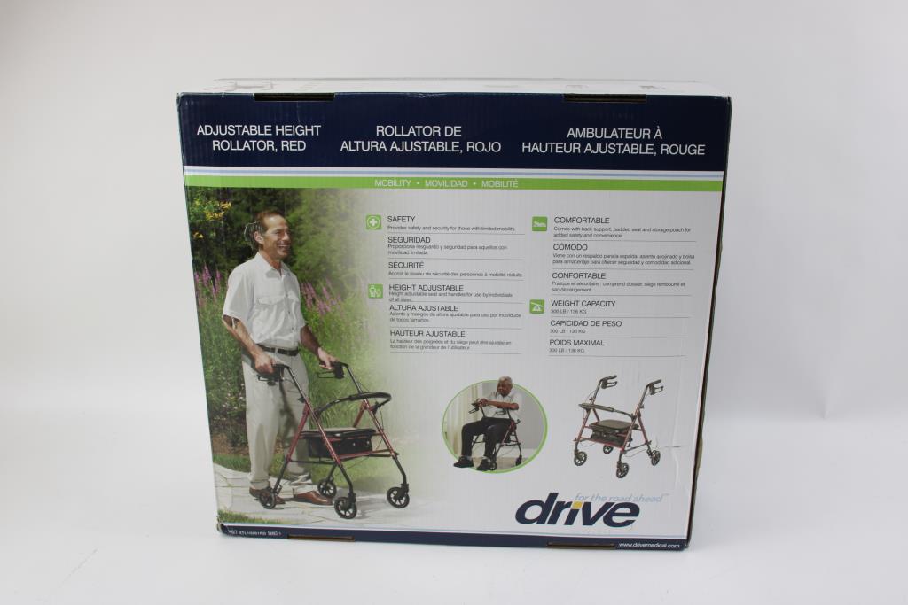 Drive Adjustable Rollator | Property Room