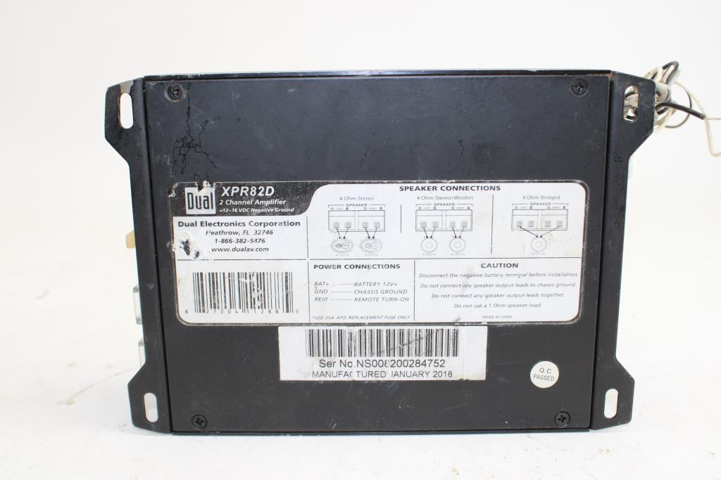 Dual 2 Channel Amplifier | Property Room