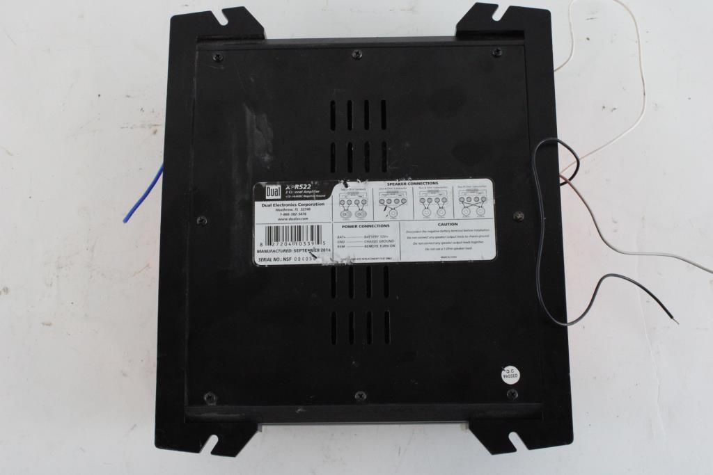 Dual 2-Channel Car Amplifier | Property Room