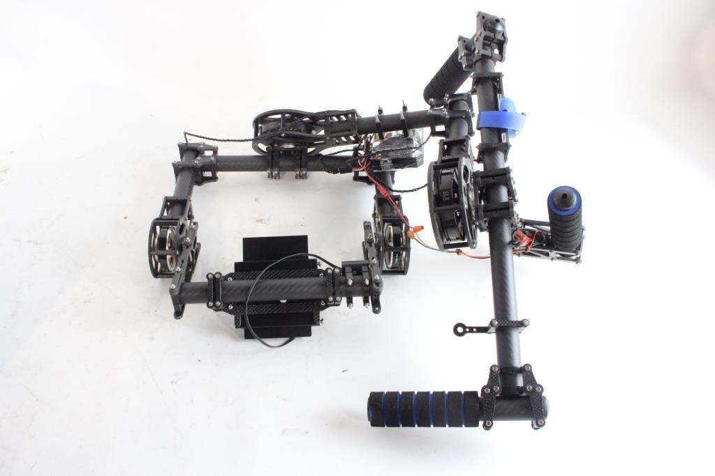 Dual Axle Carbon Fibre Gimbal Mount And More, 5 Pieces | Property Room