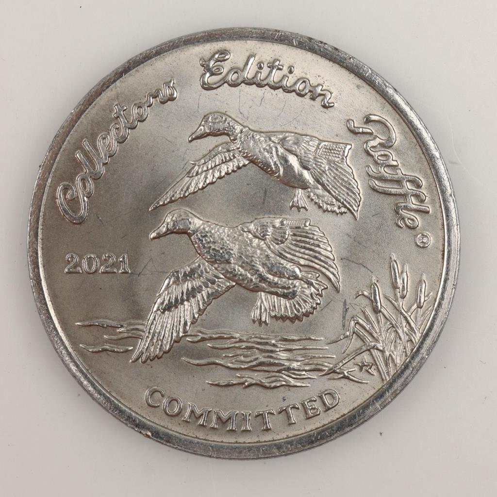 Ducks Unlimited Collectors Edition Raffle Coin Token | Property Room