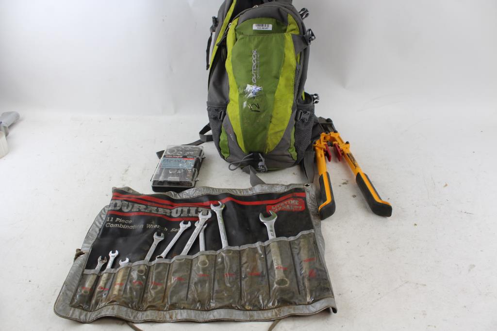 Durabuilt Combination Wrench Set, Toughbuilt Compact Bolt Cutters And ...