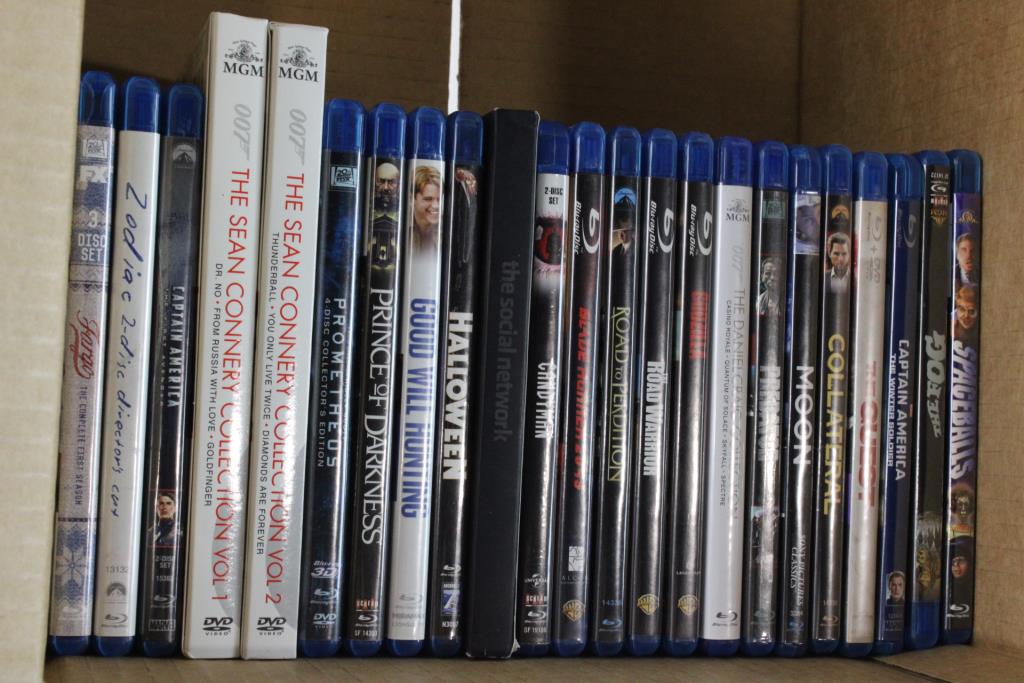 DvD And Bluray Lot, 20+ PIeces | Property Room