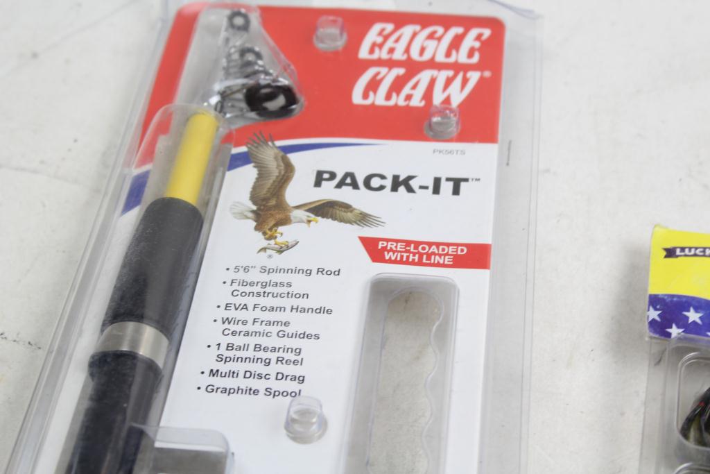 Eagle Claw Pack-It Reel, Lures, And More | Property Room