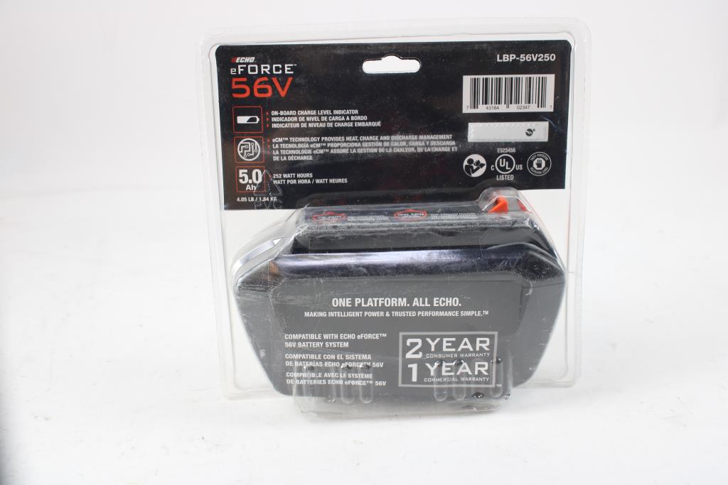 Echo EForce 56V Battery Pack, LBP-56V250 | Property Room