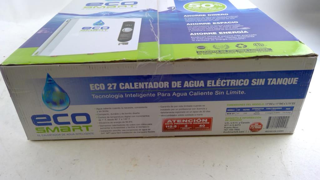 Eco Smart 27 Electric Tankless Water Heater | Property Room