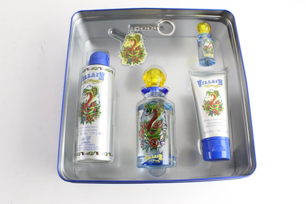 Ed Hardy Villain Men's Five Piece Fragrance Set | Property Room