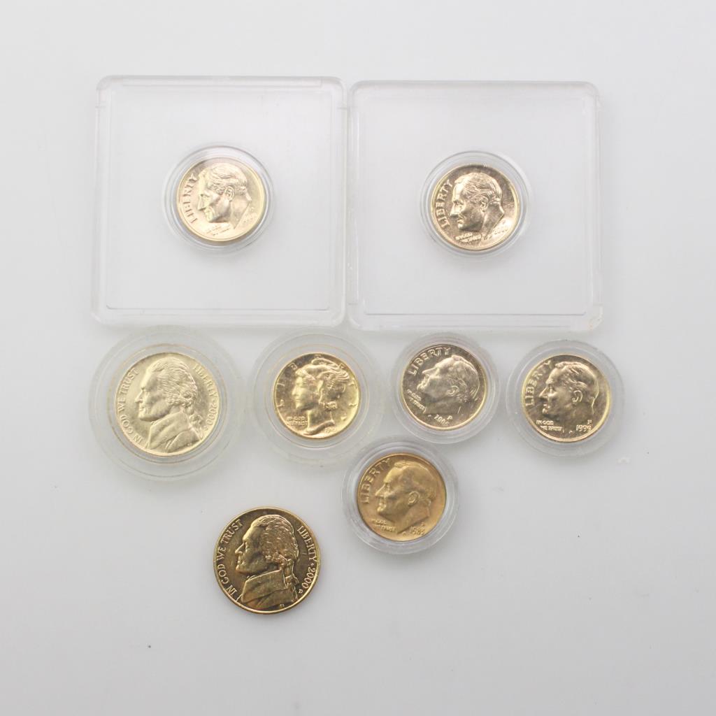 Eight Plated US Coins | Property Room