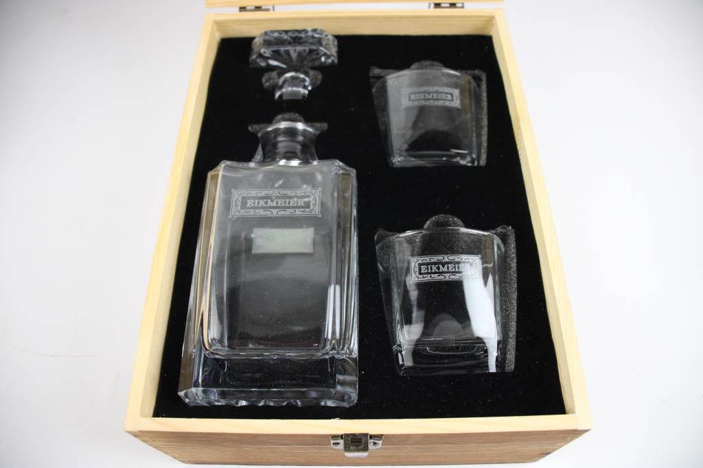 Eikmeier Glass Bottle And Cup Set | Property Room