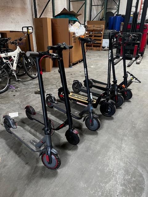 Electric Push Scooter Lot - 7 Scooters | Property Room