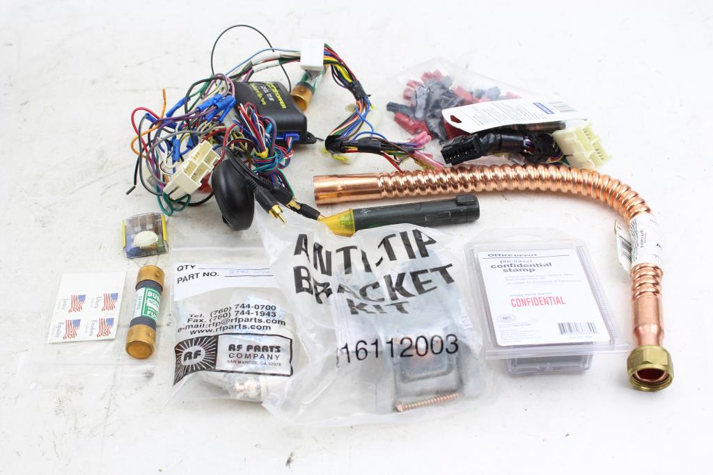 Electrical Equipment, Fuses, Stamp, Ink Refills, And More; 5+ Items ...