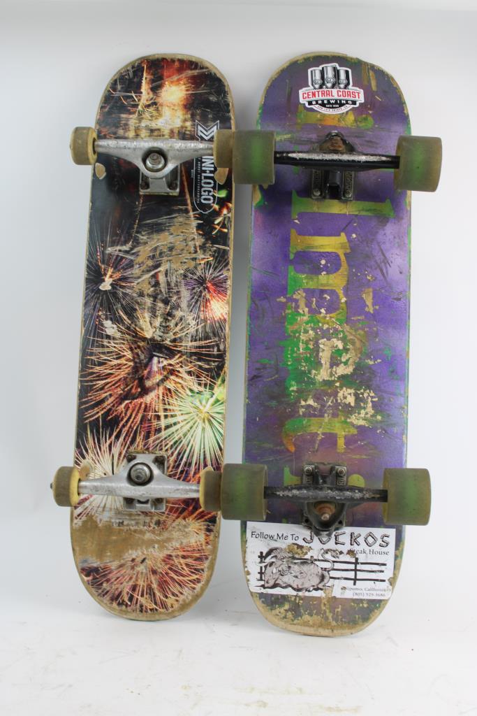 Element Skateboard And Mini Logo Skateboard | Property Room