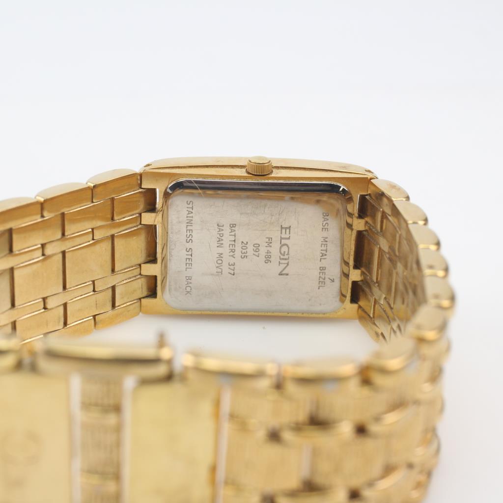 Elgin Diamond Steel Watch | Property Room