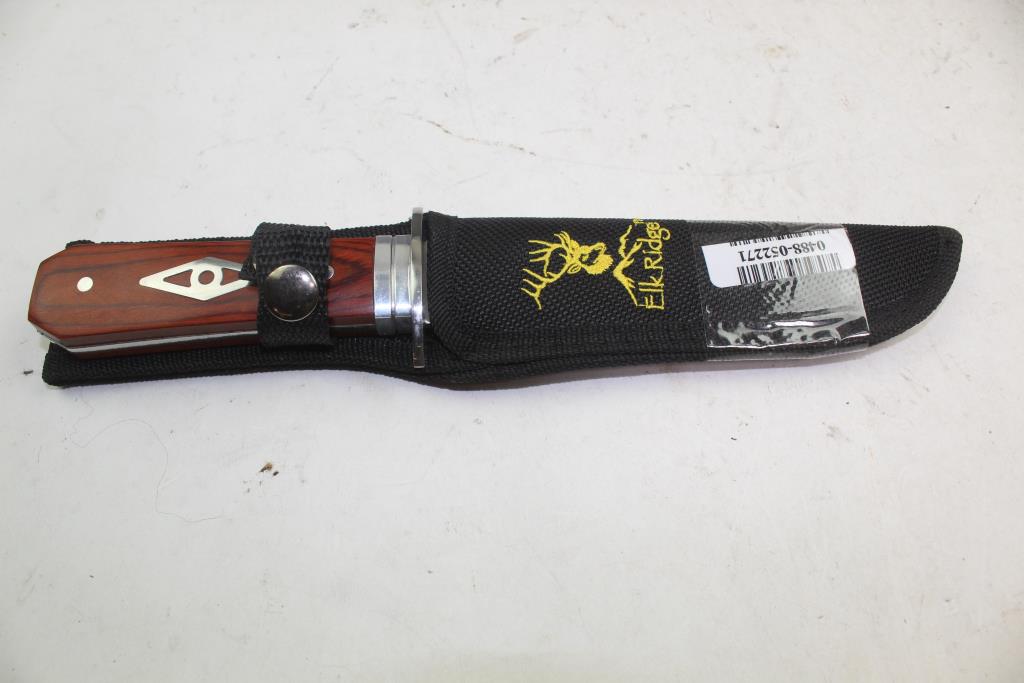 Elk Ridge Fixed Blade W/sheath | Property Room
