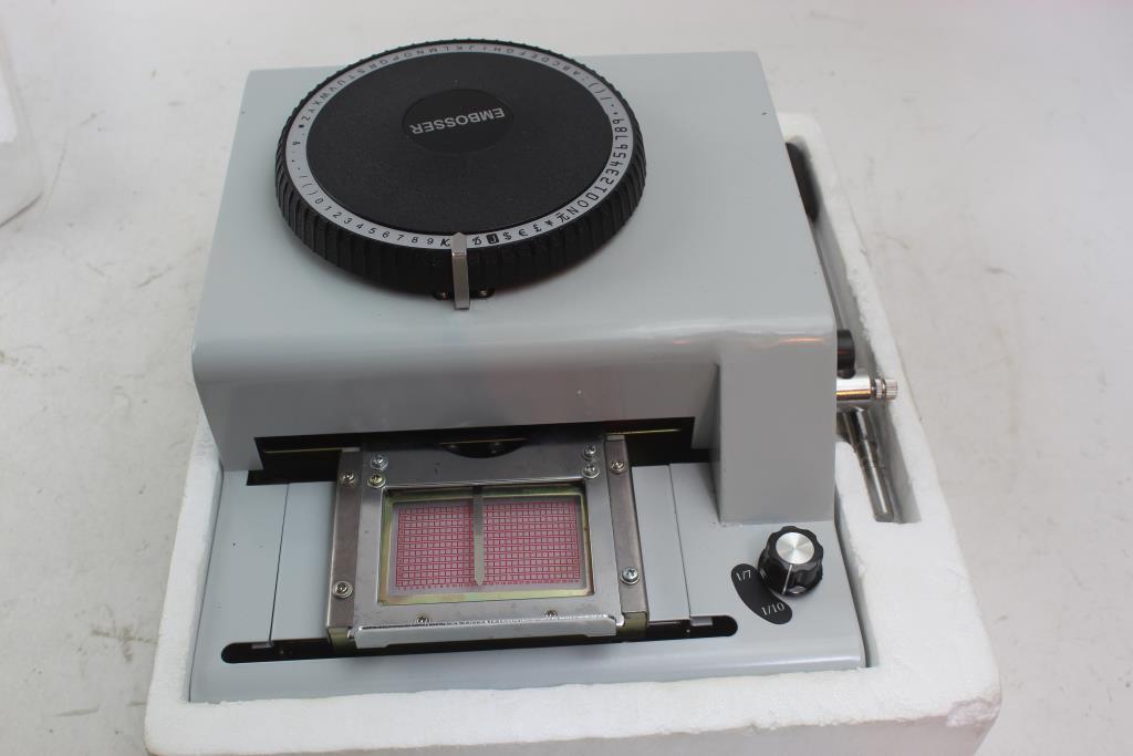 Embosser Embossing Machine | Property Room