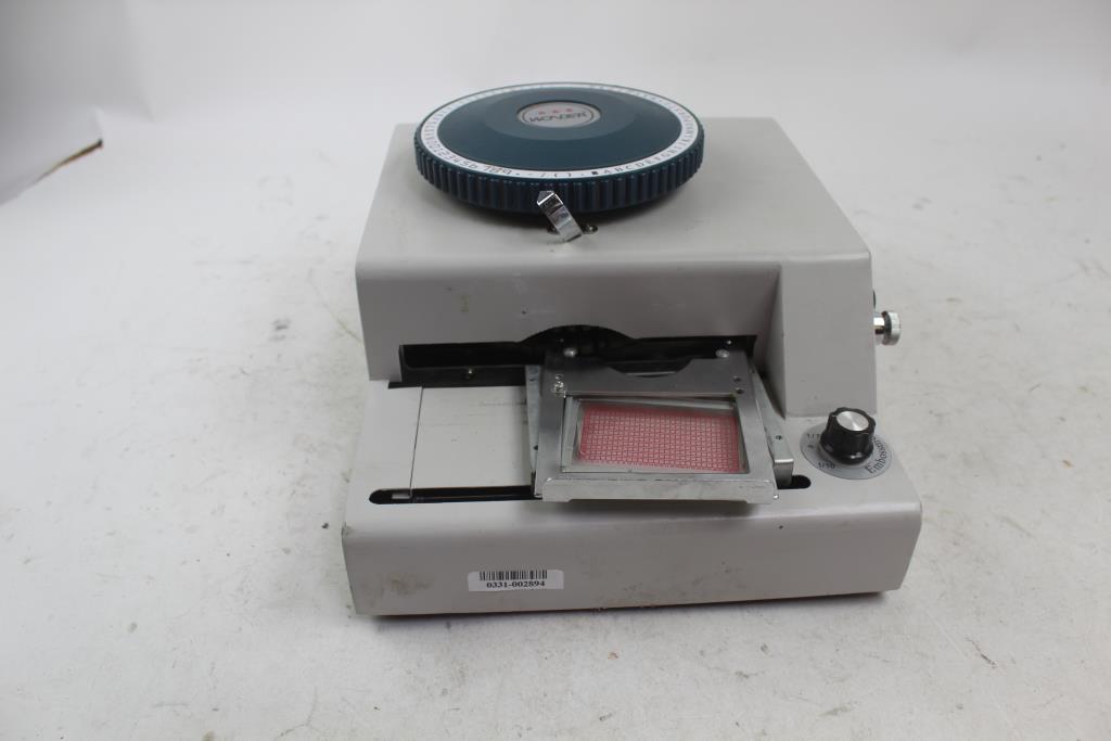 Embosser Machine | Property Room