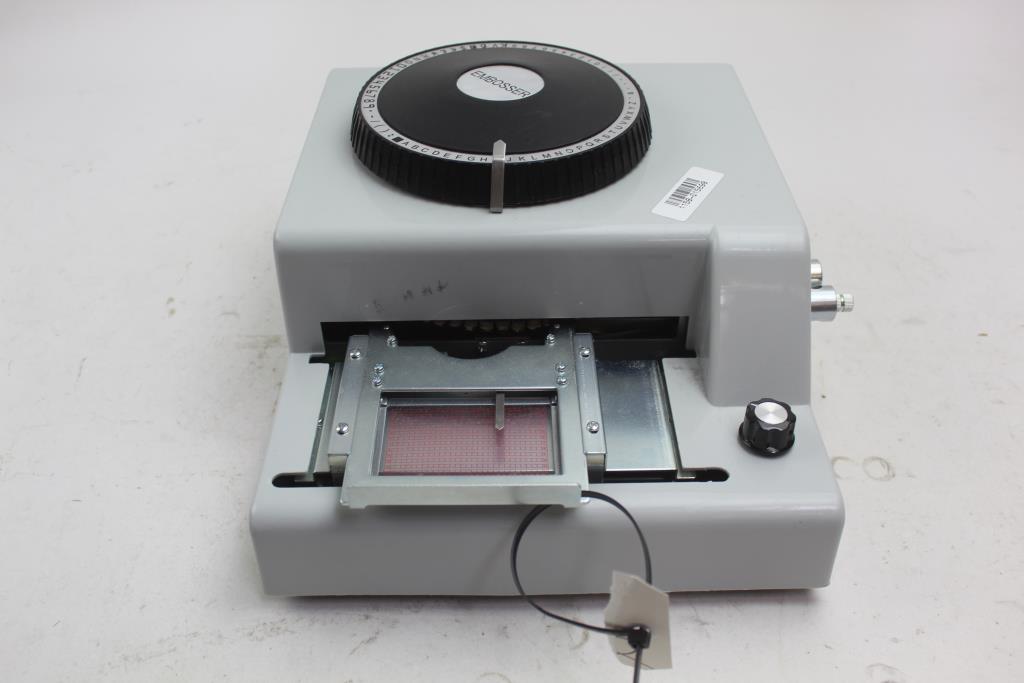 Embosser Machine | Property Room