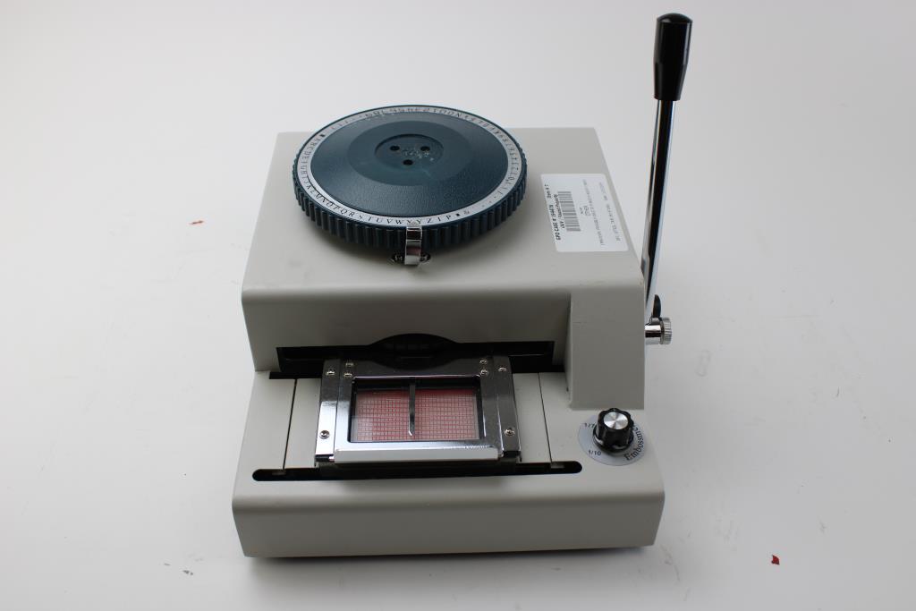 Embosser Machine | Property Room