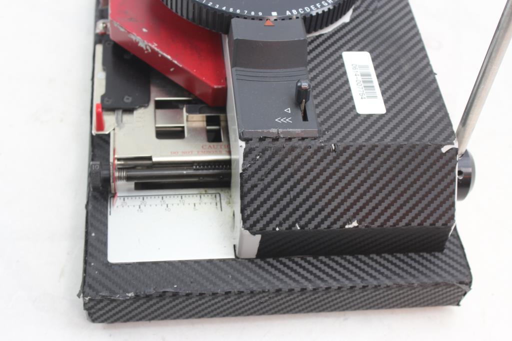 Embosser Machine | Property Room