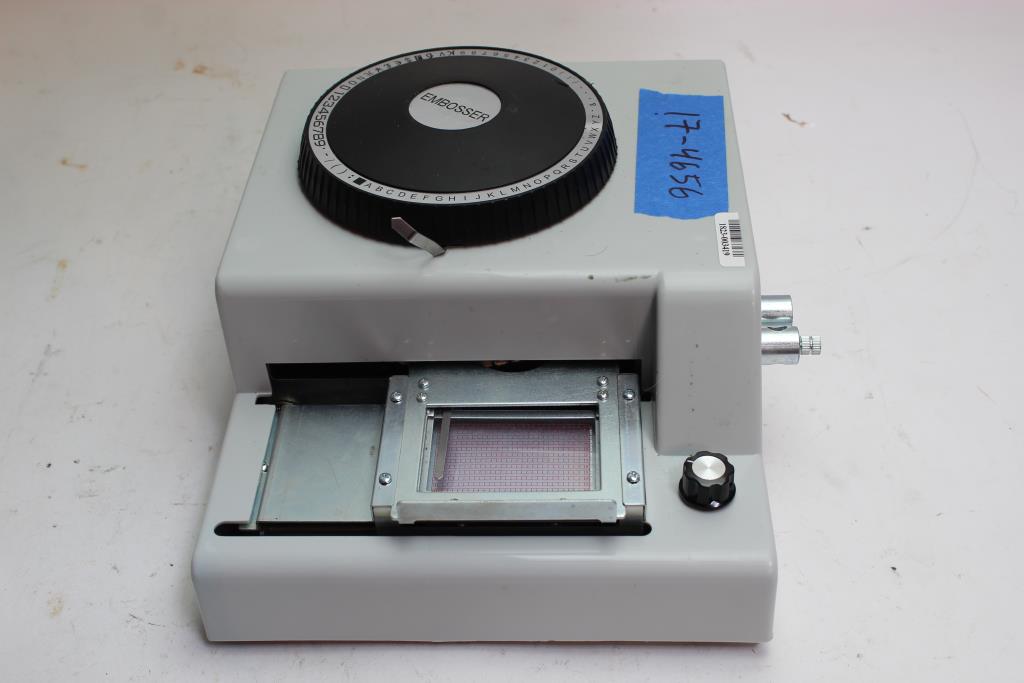 Embosser PVC Card Embossing Machine | Property Room