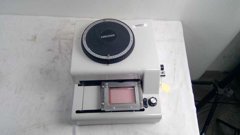 Embossing Machine | Property Room
