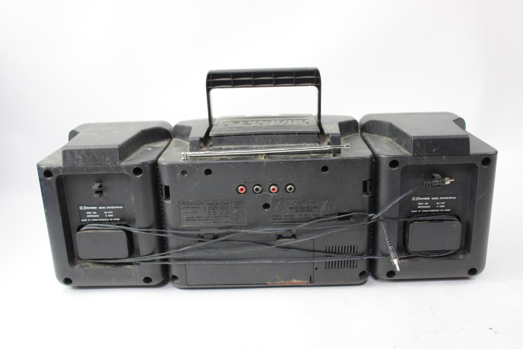 Emerson Stereo Radio Cassette Recorder, And Radioshack Desktop Cassette ...