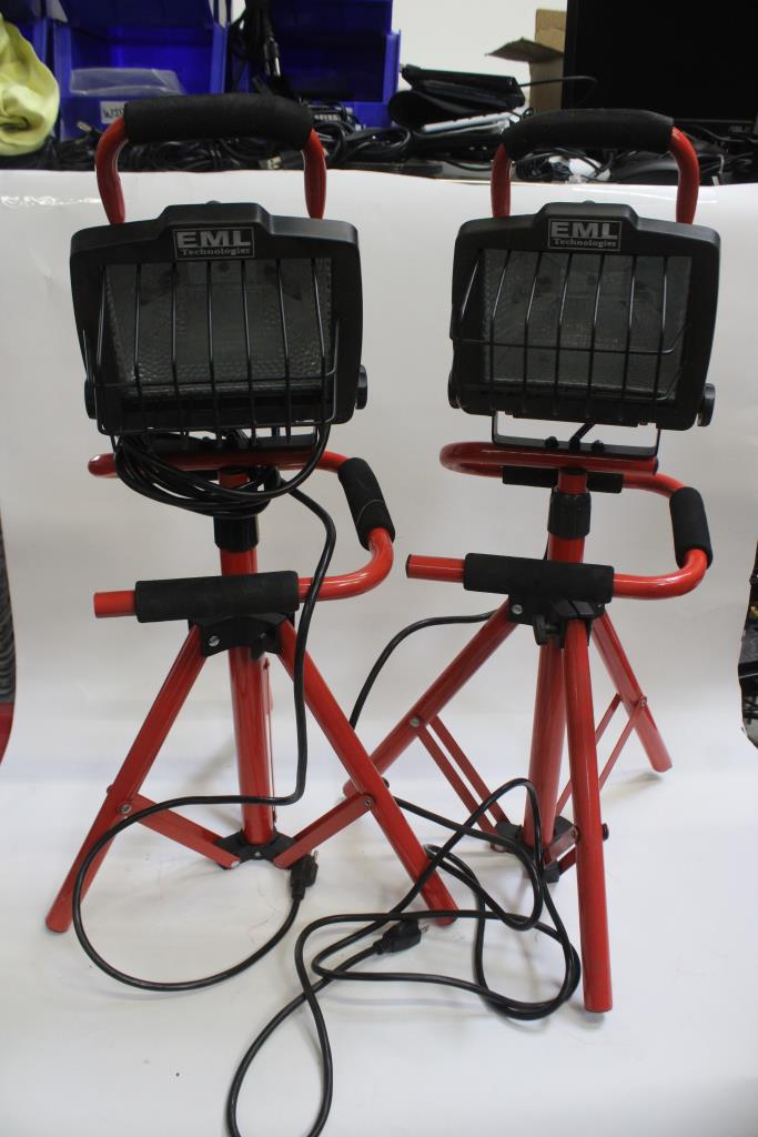 EML Technologies Work Lights - Red | Property Room