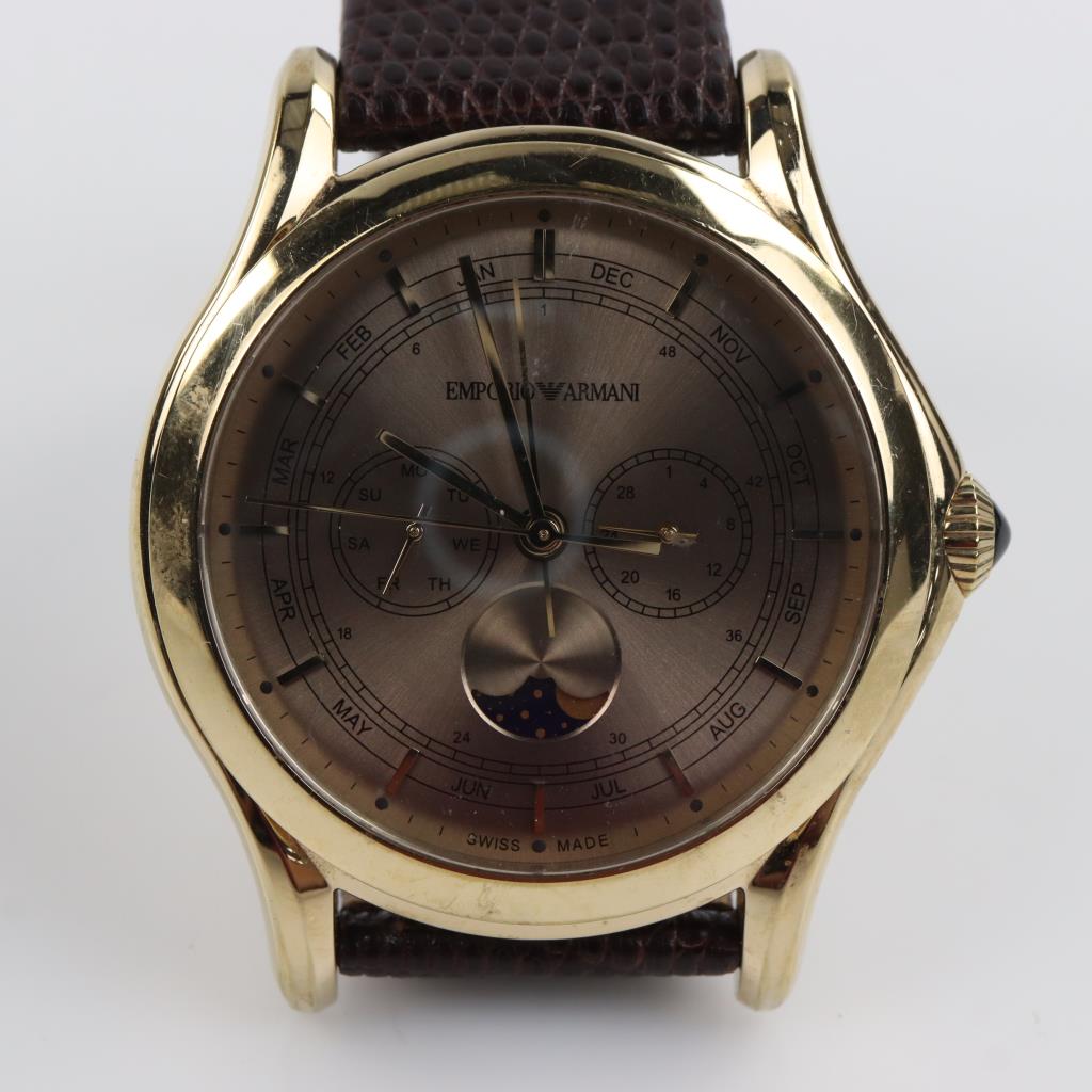 Emporio Armani Casual Moonphase Watch | Property Room